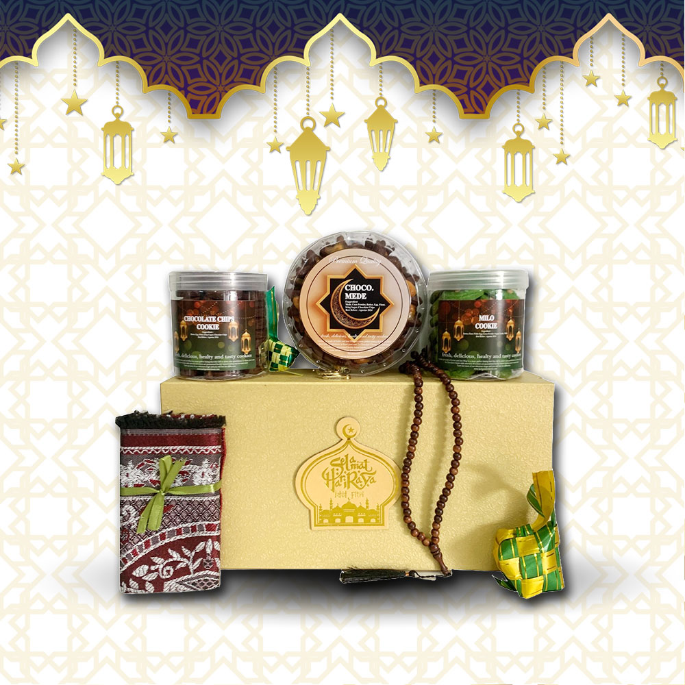 Jual Hampers Lebaran Box Cookie Ramadhan GOLDEN | Florist Indonesia
